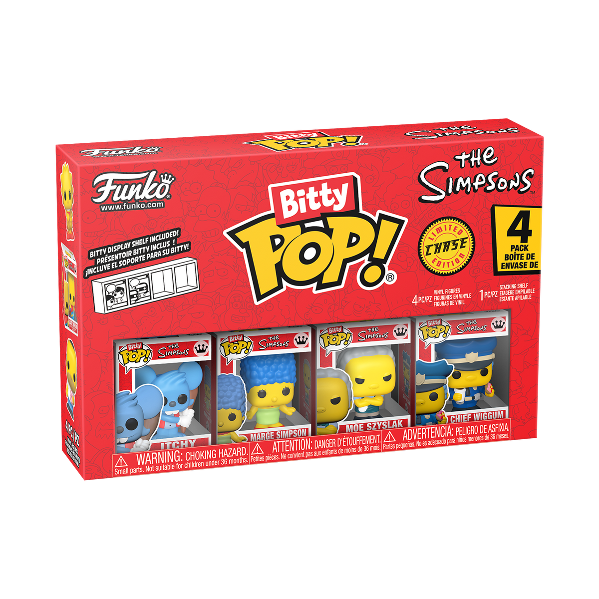 Simpsons - Itchy Bitty Pop! 4PK - PRE ORDER – Let Me Shop AU