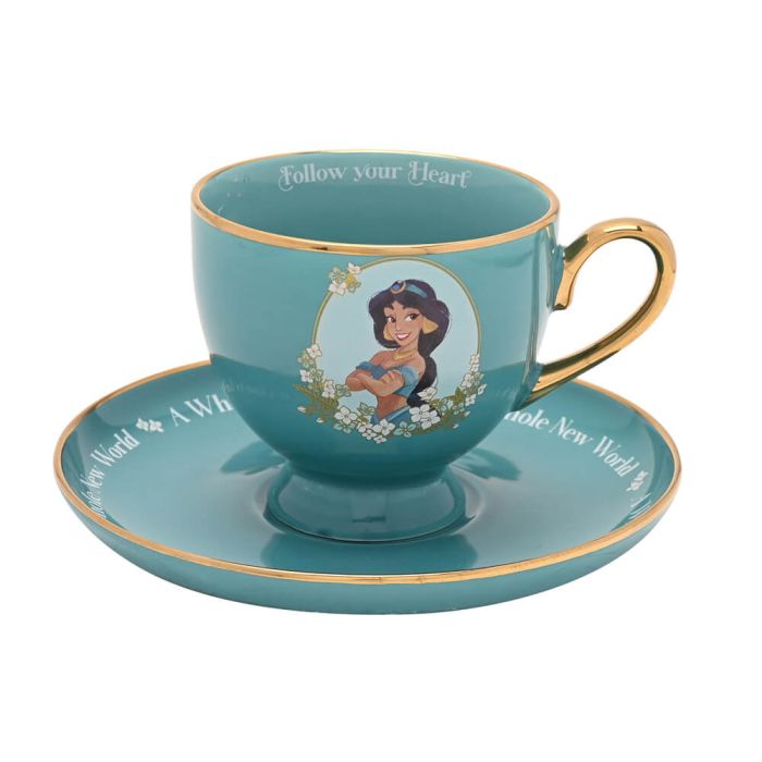 DISNEY PRINCESS JASMINE TEA CUP & SAUCER – Let Me Shop AU