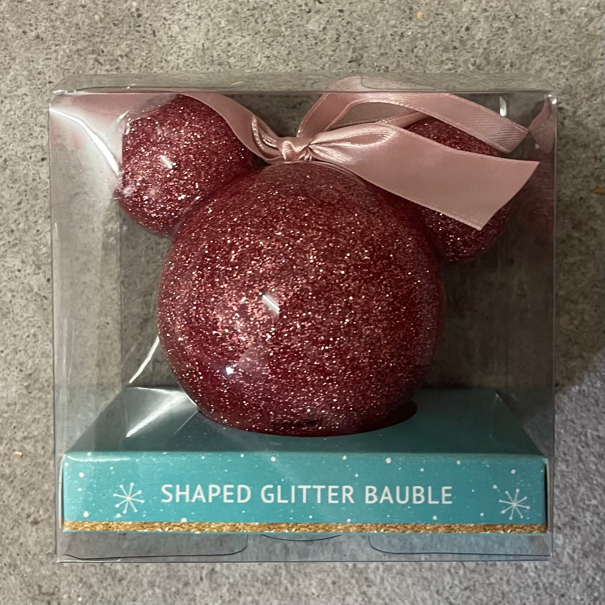 Disney Mickey Shaped Bauble Pink – Let Me Shop AU