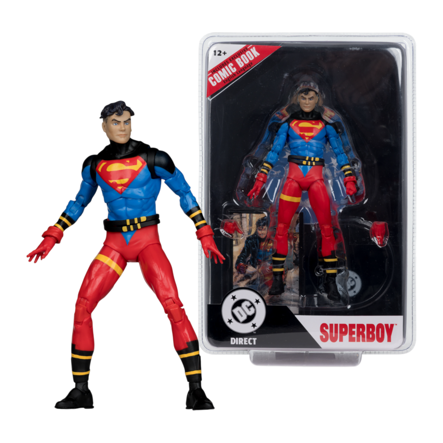 DC Comics - Superboy (with Comic) (Return Of Superman) 7" Figure – Let ...