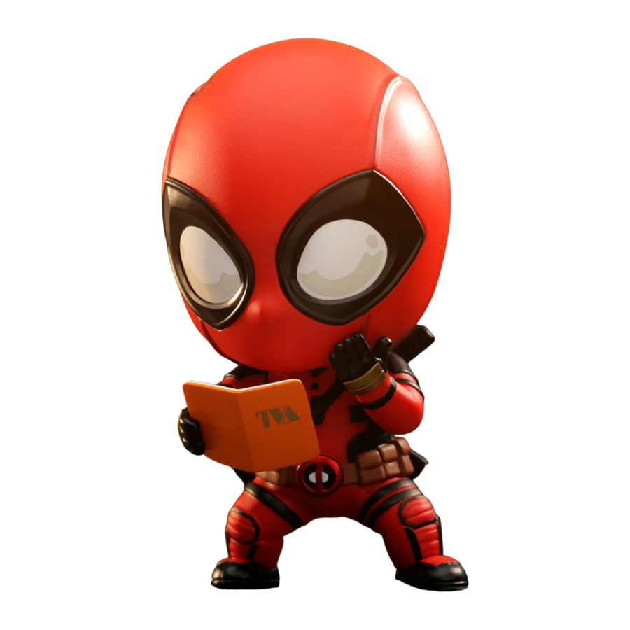 Deadpool & Wolverine - Deadpool with Book Cosbaby - PRE ORDER – Let Me ...